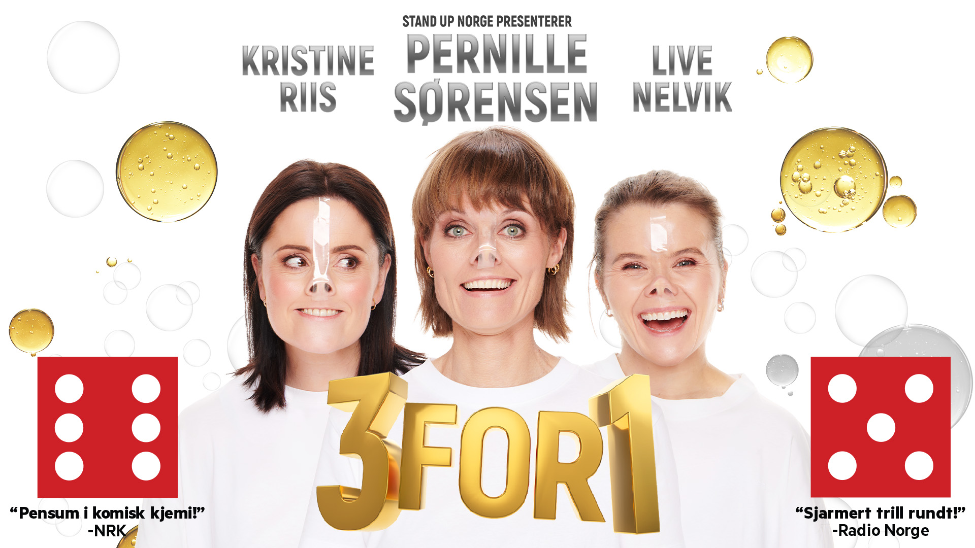 3 FOR 1 – med Pernille Sørensen, Live Nelvik og Kristine Riis | Kilden ...