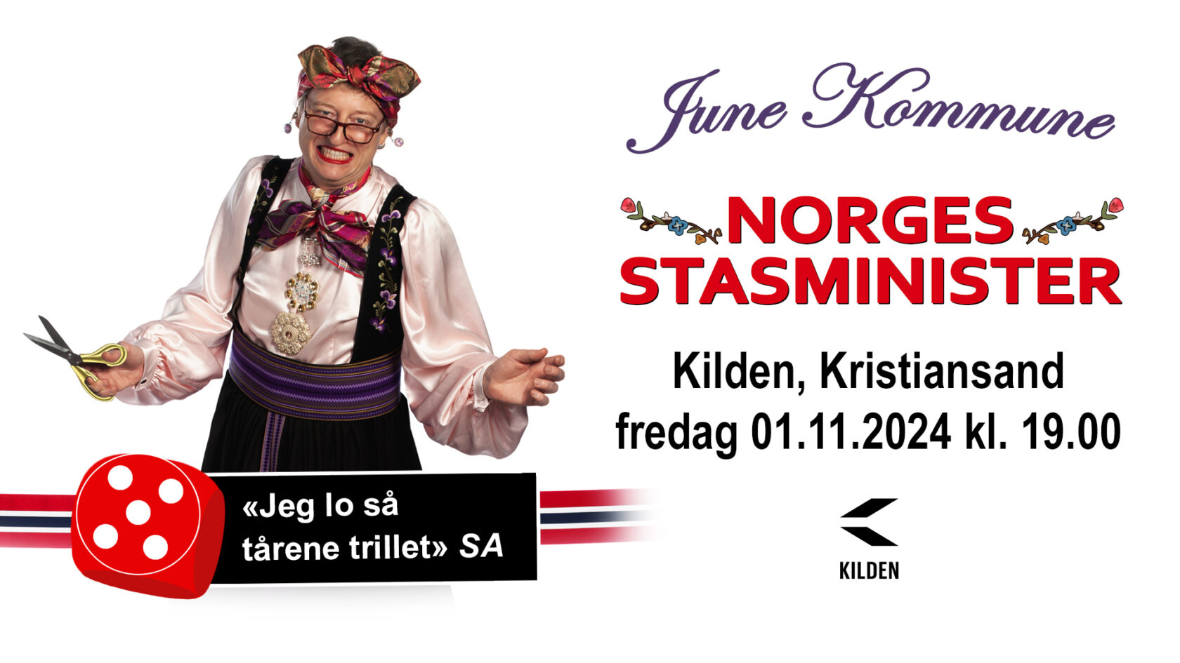 June Kommune – Norges Stasminister | Kilden teater og konserthus